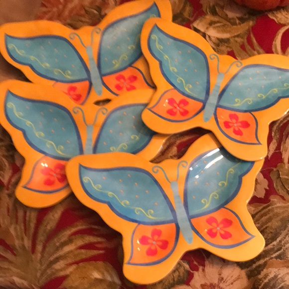 Dining | Butterfly Dishes Set Of 1melamine | Poshmark